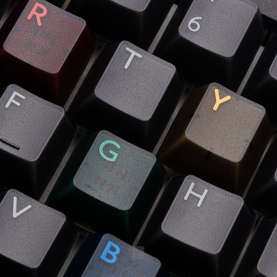 PBTFANS RETRO DARK LIGHTS KEYCAPS – ELOQUENT CLICKS